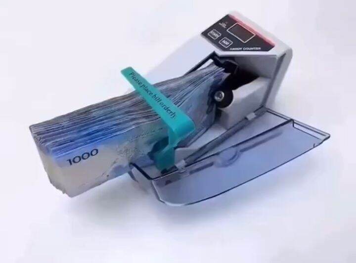 V40 Mini Portable Handy Money Counter for All Note Bill Currency ...