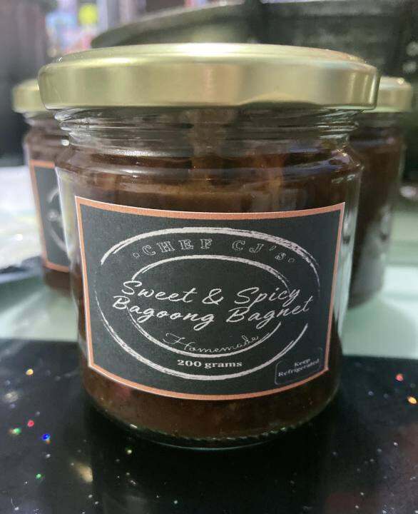 Chef CJ's Sweet and Spicy Bagoong Bagnet 220ml | Lazada PH