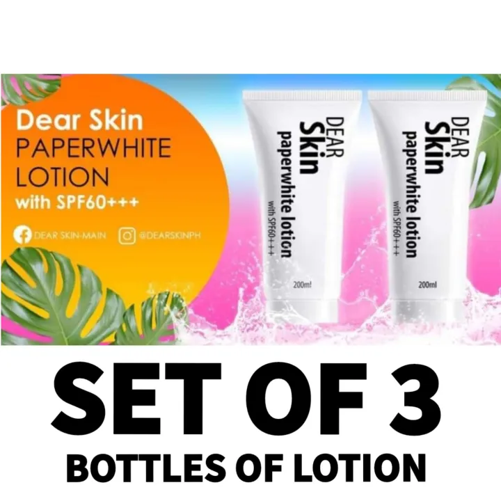DEAR SKIN PEPPERWHITE LOTION 200MG | Lazada PH