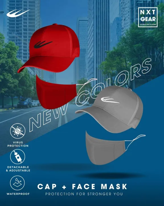 WORLD BALANCE CAP WITH FACEMASK | Lazada PH