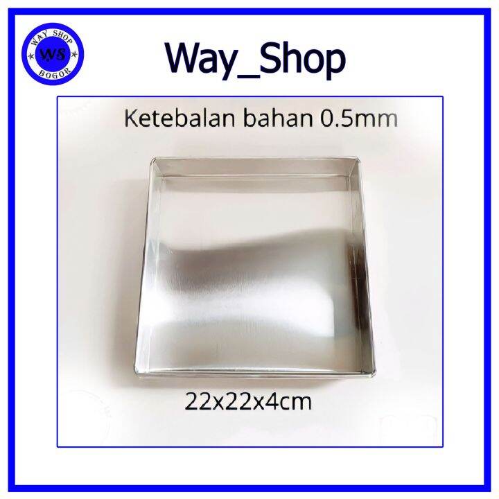 Loyang Bolu/loyang kue 30x40x2 Cm Aluminium | Lazada Indonesia