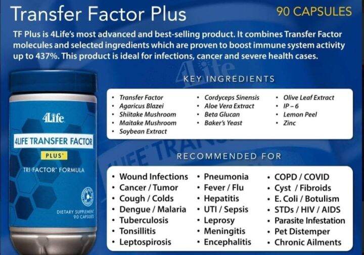 Transfer Factor Plus | Lazada PH