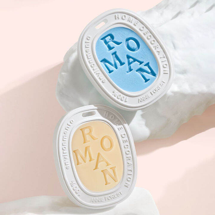 Aromatherapy Wax Tablet Solid Aromatic Pendant Diffuser Scented Gypsum ...