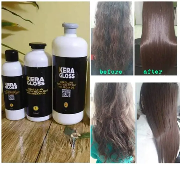 ORIGINAL KERA GLOSS BRAZILIAN BLOW OUT WITH ARGAN OIL | Lazada PH