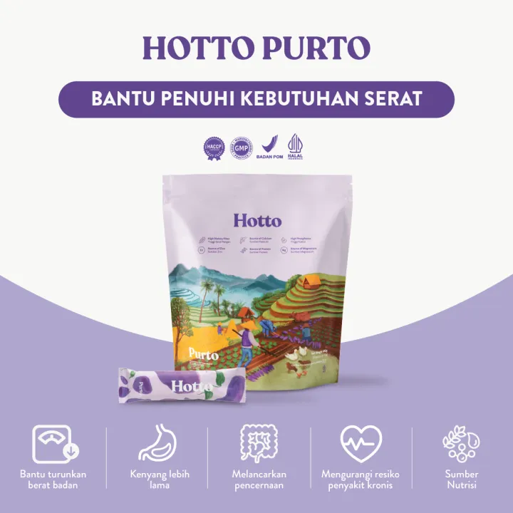 Hotto Purto Superfood Multigrain dengan Ubi Ungu - 7 Sachet | Lazada Indonesia