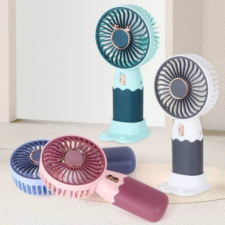 Portable USB Mini Fan Cooling Fan Rechargeable Handheld Fan With phone ...