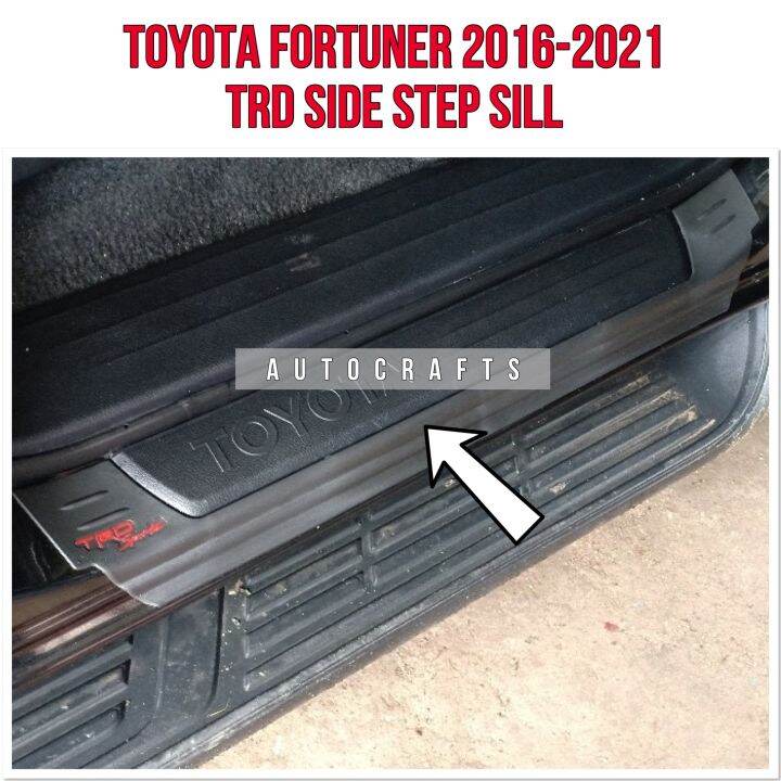 TOYOTA FORTUNER 2016-2021 TRD SIDE STEP SILL | Lazada PH