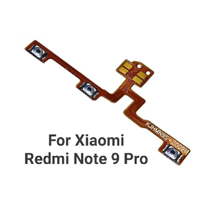 FLEXIBLE TOMBOL ON OFF VOLUME XIAOMI REDMI NOTE 9 PRO ORIGINAL FLEXIBLE FLEKSIBEL TOMBOL ON OFF ...