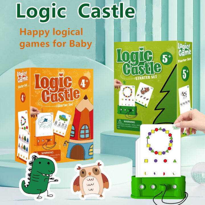 Moulty Logic Castle Starter Set With Activity Game Cards Brain Building