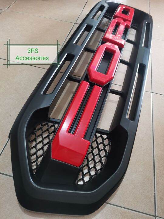 Ford Ranger Raptor Style Front grill with Red FORD logo 2018 2019 2020 ...