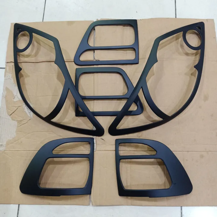 Paket Garnish Garnis List Lampu Depan Belakang Mobil Fortuner Lama 2005 ...