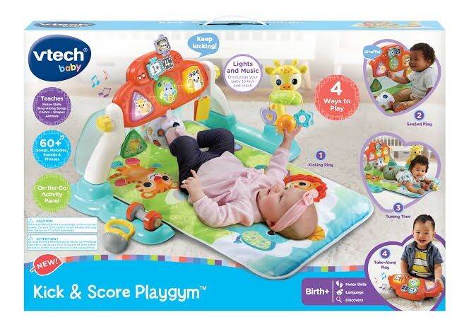 พร้อมส่ง VTech Kick and Score Playgym Multi-Stage Play Mat and Soccer ...