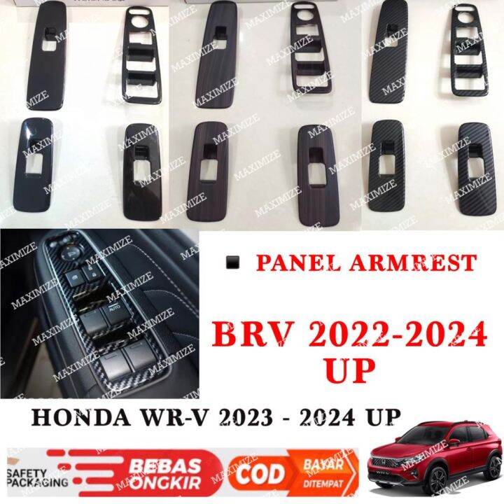 Panel Power Window Armrest Honda BRV WRV 2022 2023 2024 UP Hitam Wood ...