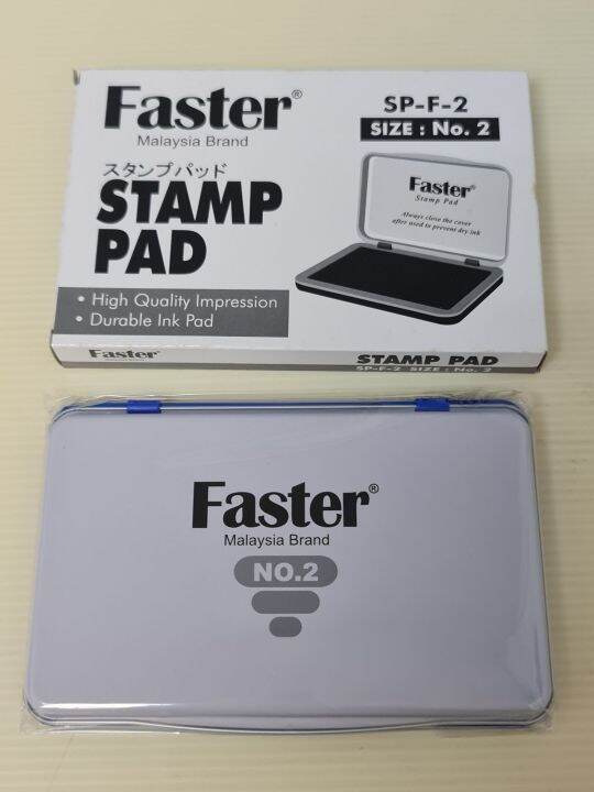 Faster Stamp Pad No00 No0 No1 No2 | Lazada