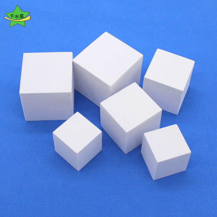White Eva Square High-Density Foam Cube Bubble Wrap Buffer Hand-Painted ...