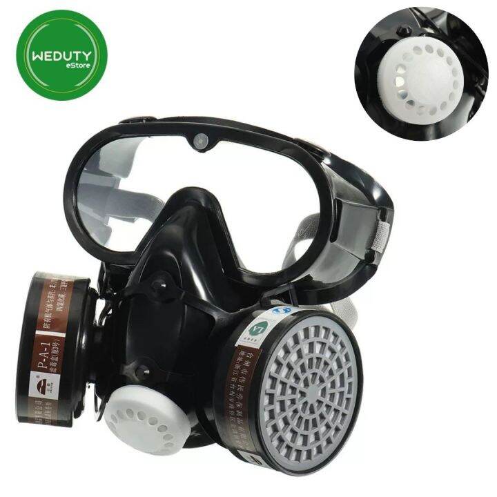 SAFETY GAS MASK FULL FACE MASKER GAS AMONIA ACID FULL FACE UNTUK ...