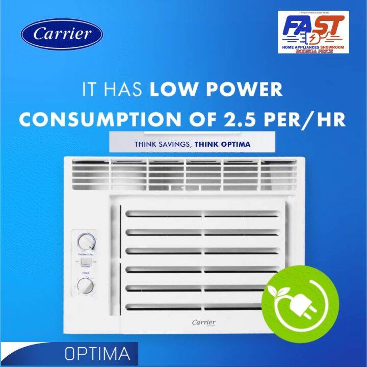Carrier window type aircon optima 0.5HP | Lazada PH