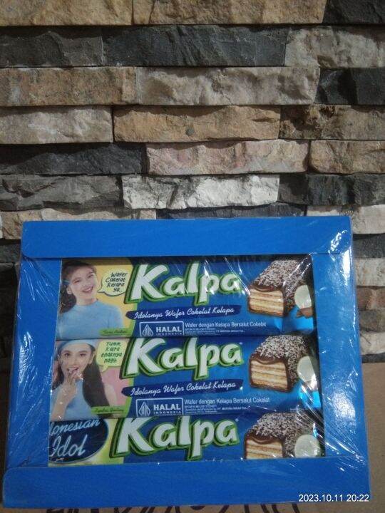 Kalpa 1 box isi 12 pcs/ kalpa wafer coklat kelapa | Lazada Indonesia