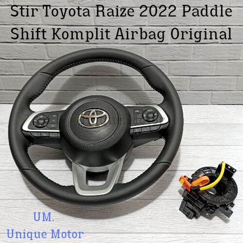 Stir Toyota Raize 2022 Komplit Airbag Dan Tombol Audio Original ...