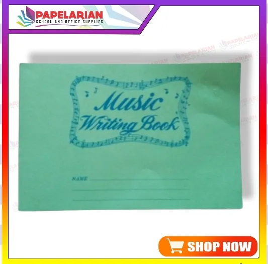 MUSIC WRITING BOOK VANDA 1/2 CROSSWISE SIZE | Lazada PH