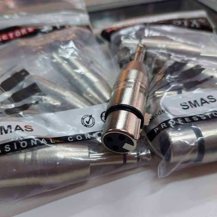 STX SMAS sambungan jek toa stereo ke canon female | Lazada Indonesia