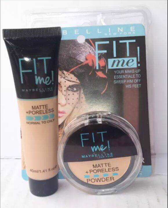 Maybelline Fit Me Set 2in1 Powder Foundation | Lazada Indonesia