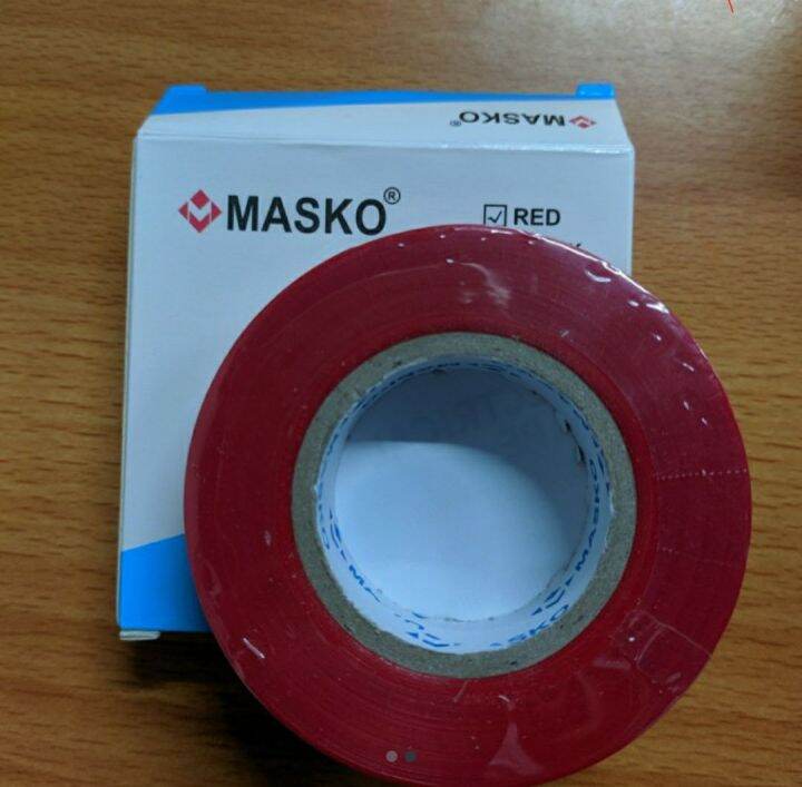 Masko Isolasi Listrik PVC Electrical Tape Merah Isolasi Listrik ...