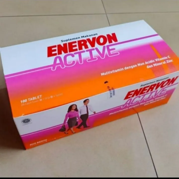 enervon c active strip isi 100 tablet | Lazada Indonesia