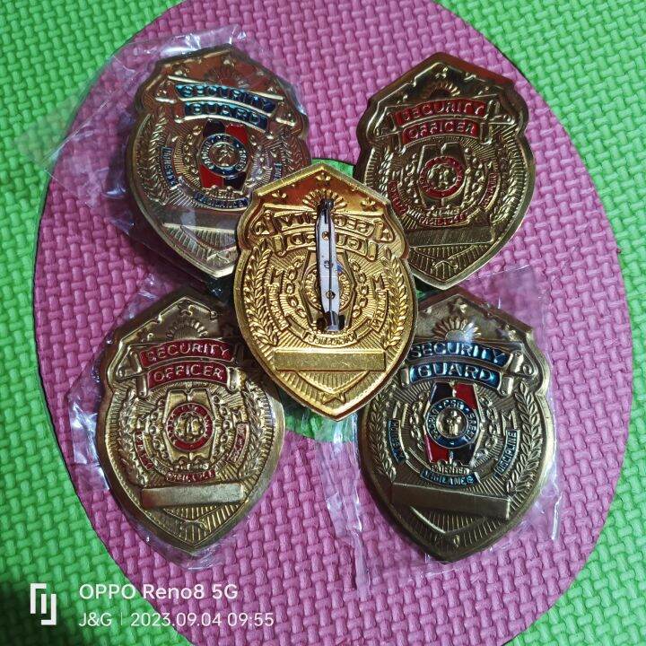 security guard security officer badge pin | Lazada PH