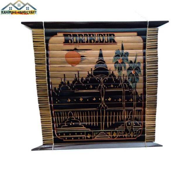 UKIRAN BAMBU CANDI BOROBUDUR HIASAN DINDING | Lazada Indonesia