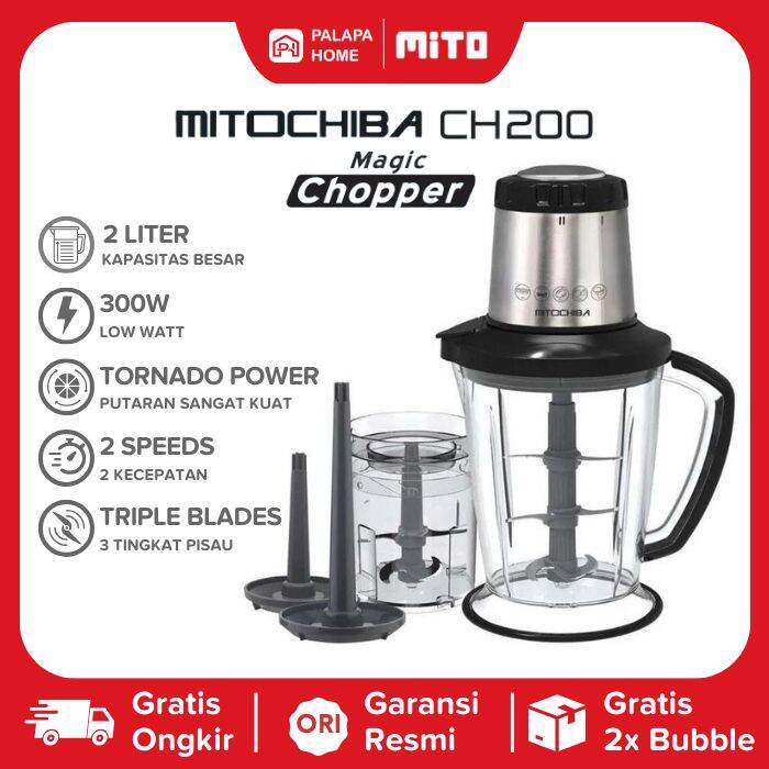 MITOCHIBA Food Chopper CH200 Coper Mito CH 200 Choper Blender Copper Bumbu Cooper Penggiling ...
