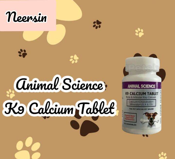 Animal Science K9 Calcium Tablet 100s | Lazada PH