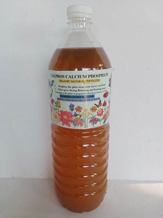 Calphos Calcium Phosphate 1 liter (Organic natural fertilizer) | Lazada PH