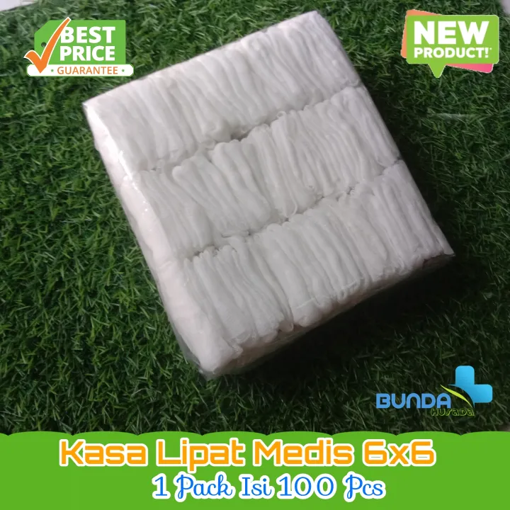 Kain Kasa Lipat Medis Steril Pouch Perban Penutup Luka Kecil Bebat ...