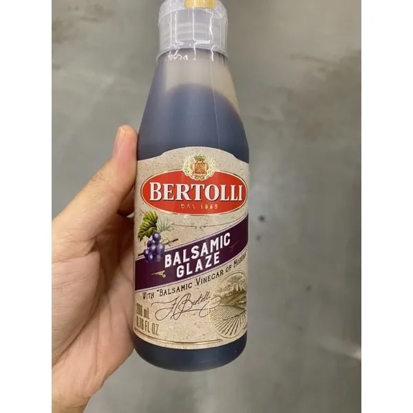 Balsamic Glaze ( Bertolli Brand ) 200 Ml. บาลสามิก เกลซ ( ซอสบาลสามิก ...