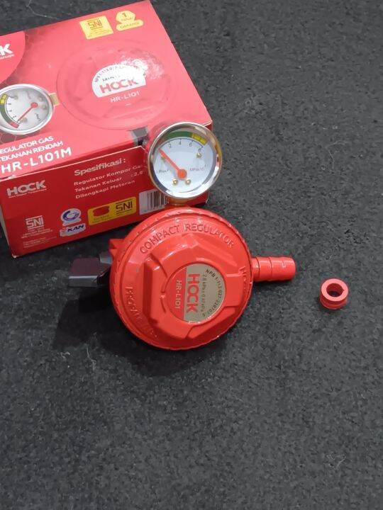 Regulator kompor gas regulator lpg tekanan rendah dengan meter Hock ...