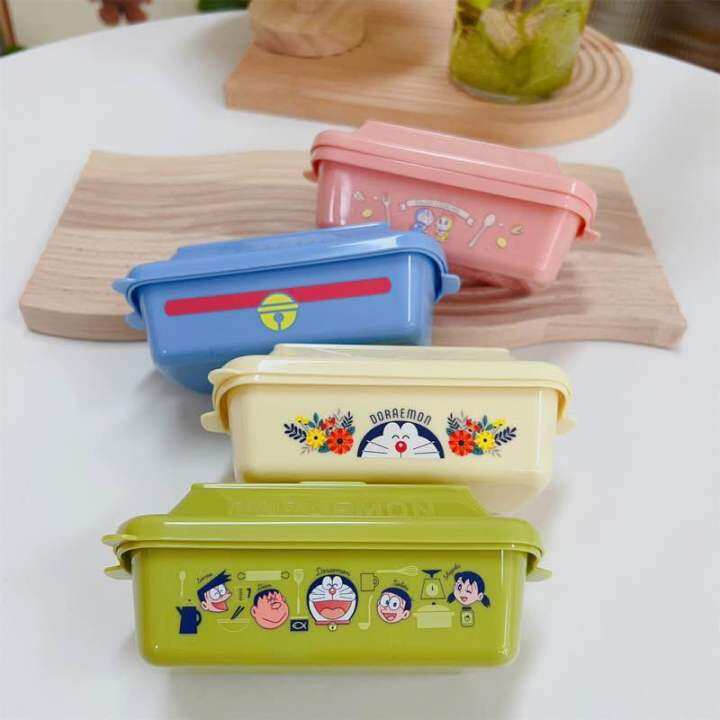 [ mini Lunch Box ] Doraemon lunch box container Doraemon Tupperware ...