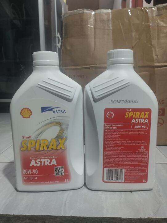 OLI Transmisi SHELL SPIRAX 80W-90 API GL 4 | Lazada Indonesia