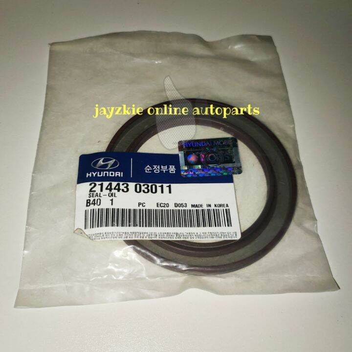 REAR CRANKSHAFT OIL SEAL HYUNDAI i10 1.2 2007-2010 (21443-03011 ...