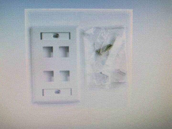 Belden AX102249 4-port Keyconnect faceplate | Lazada PH