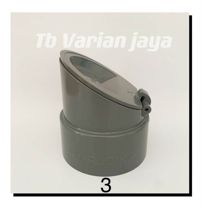 Backflow Valve PVC Rucika 3” inch Tutup Dop Saluran Pipa Bak Control ...