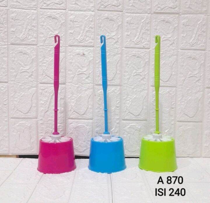 sikat kloset A870 plus ttup | Lazada Indonesia