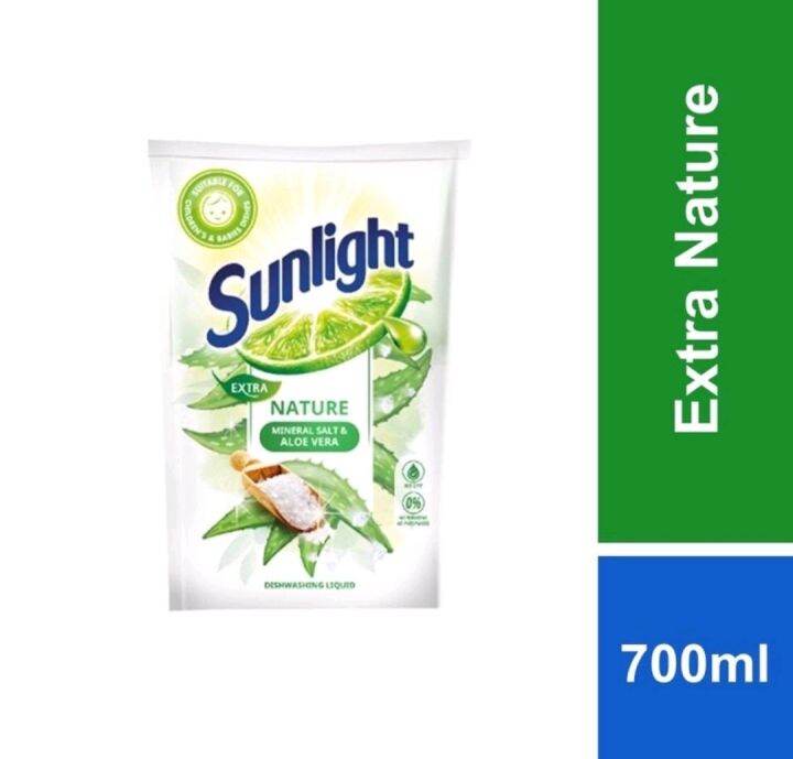 Sunlight Dishwash Refill Pack Extra Natural 700ml | Lazada