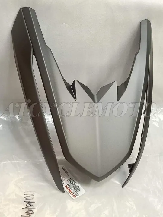 FRONT PANEL COVER FOR MIO I 125/ MIO M3 MATTE GRAY ORIGINAL YAMAHA ...