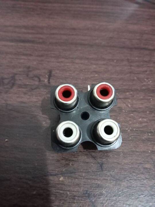 soket rca 4 pin untuk power ampli | Lazada Indonesia