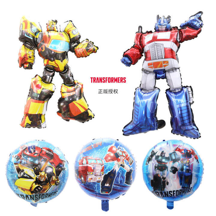 ToyStory 5pcs Transformers Alien Optimus Prime Hornet Foil Balloon ...