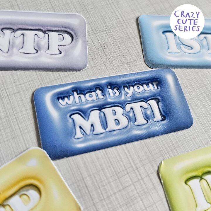สติกเกอร์แบรนด์ 🎐crazy cute series🫧 what is your MBTI sticker | Lazada ...