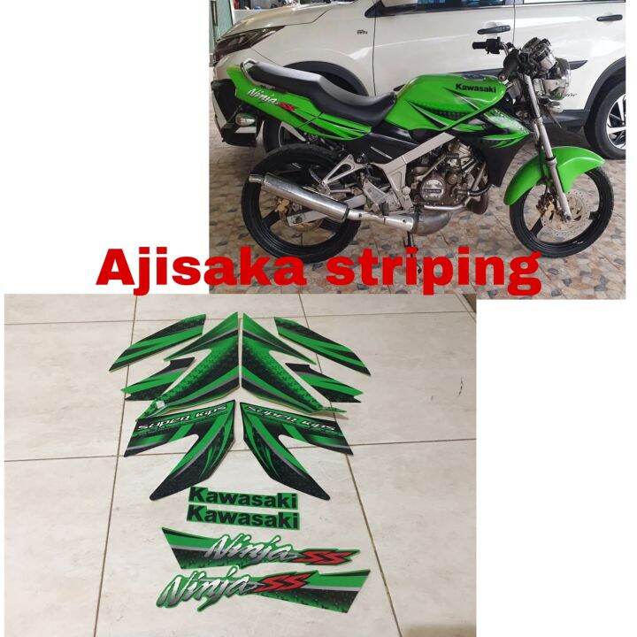Stiker ninja ss 2012 hijau / striping ninja ss 2012 hijau / striping ...