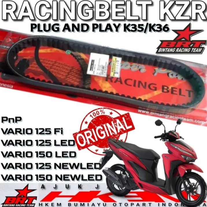 BRT VANBELT RACING BELT VARIO 150 NEW LED 120 NEW HONDA CLICK KEYLESS ...