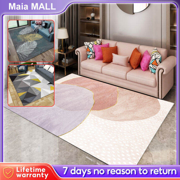 MAIA Carpet Bedroom/living room rugs non-slip Various sizes/colors ...